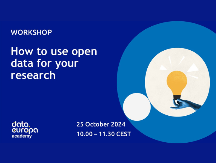 Workshop ‘How to use open data for your research’ | data.europa.eu